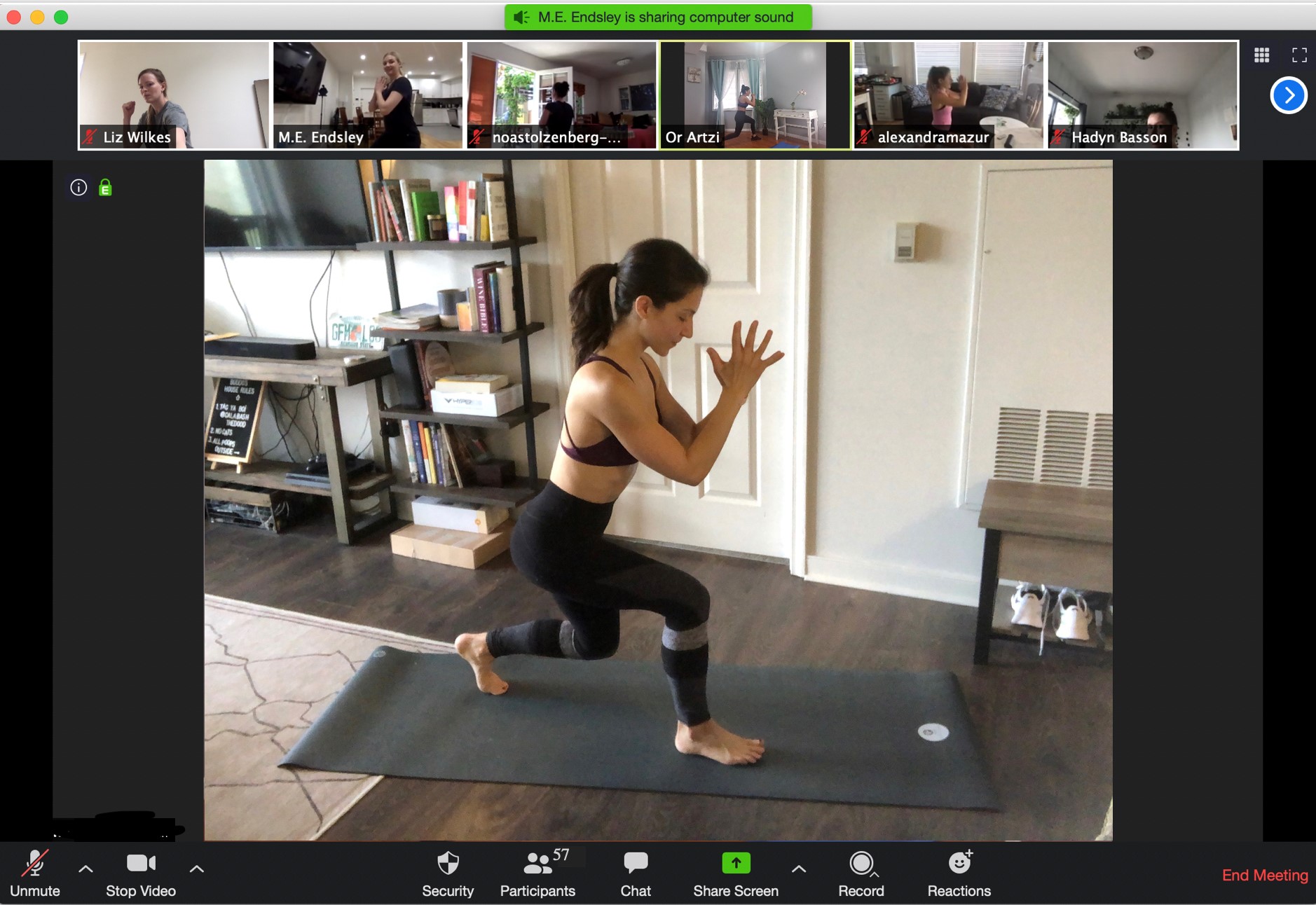 Zoom Activities for Companies - Virtual Fitness Classes